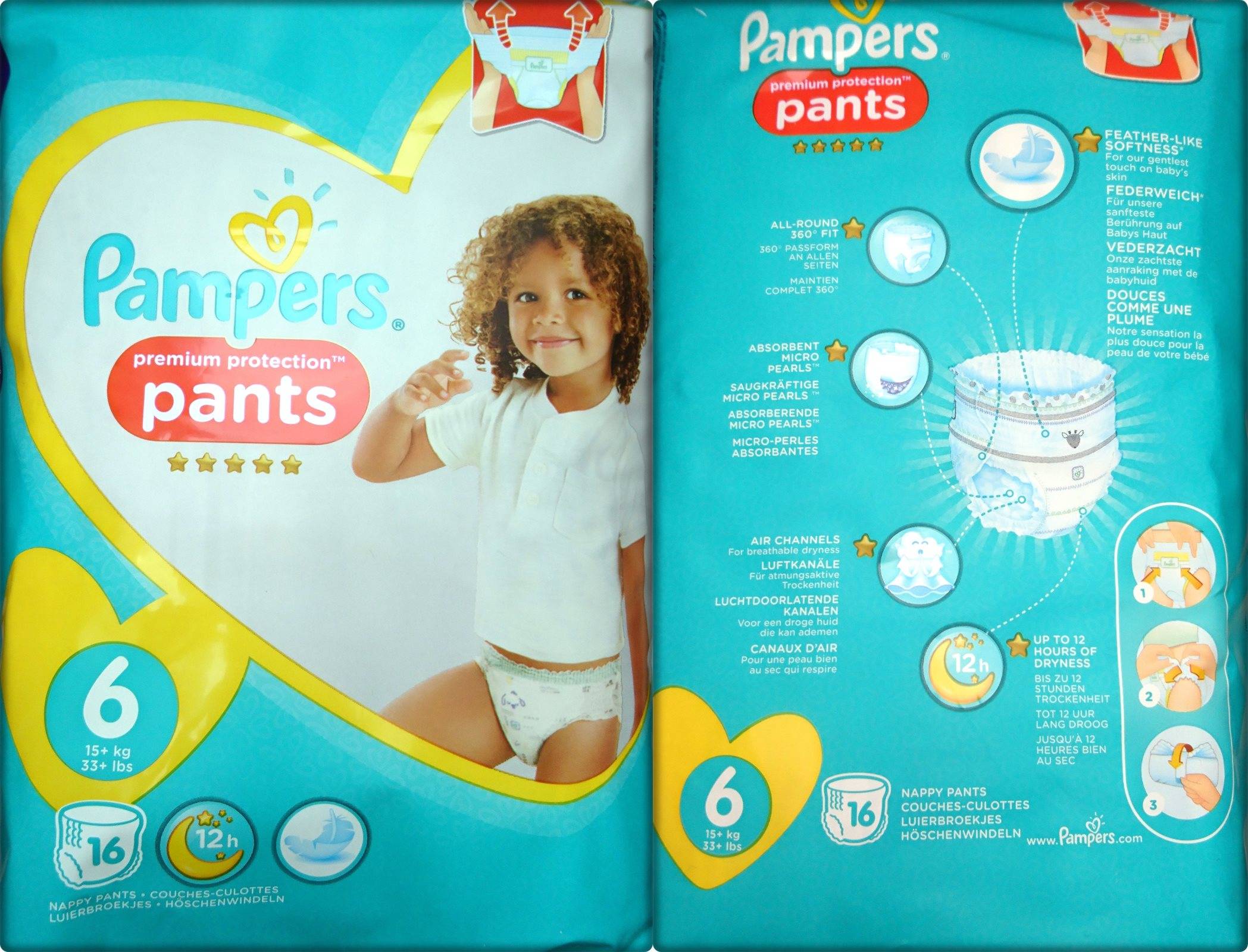 Pampers Premium Protection Pants Gr 6 Im Test